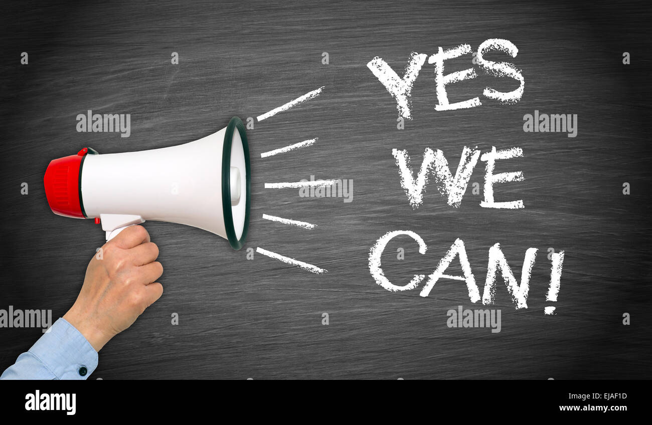 Yes we can ! Stock Photo - Alamy