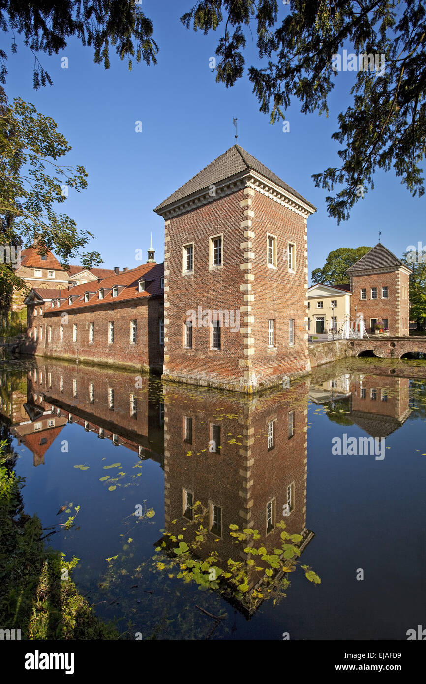 Velen Castle, moated castle, Velen, Germany Stock Photo - Alamy