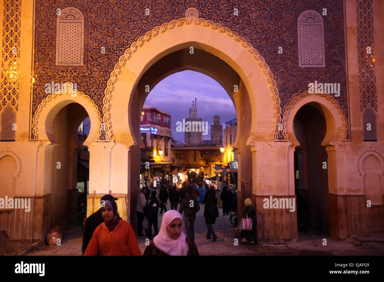 Fes morocco old town hi-res stock photography and images - Alamy