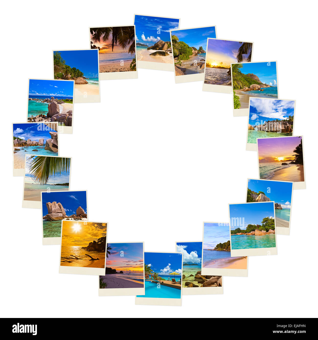 Round circle frame made Cut Out Stock Images & Pictures - Alamy
