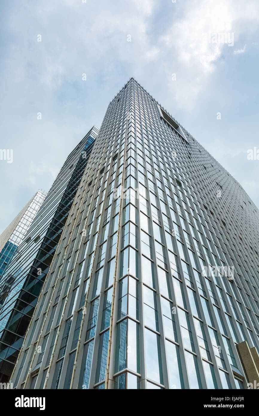 upward view of modern building Stock Photo - Alamy