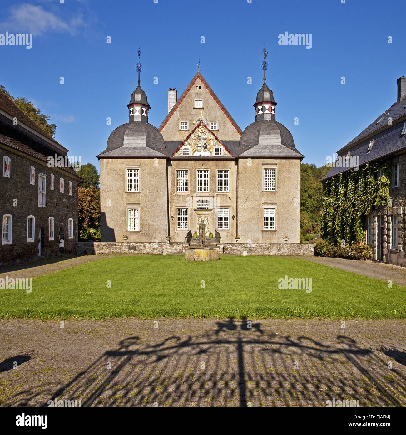 Schloss Neuenhof castle, Luedenscheid, Germany Stock Photo - Alamy