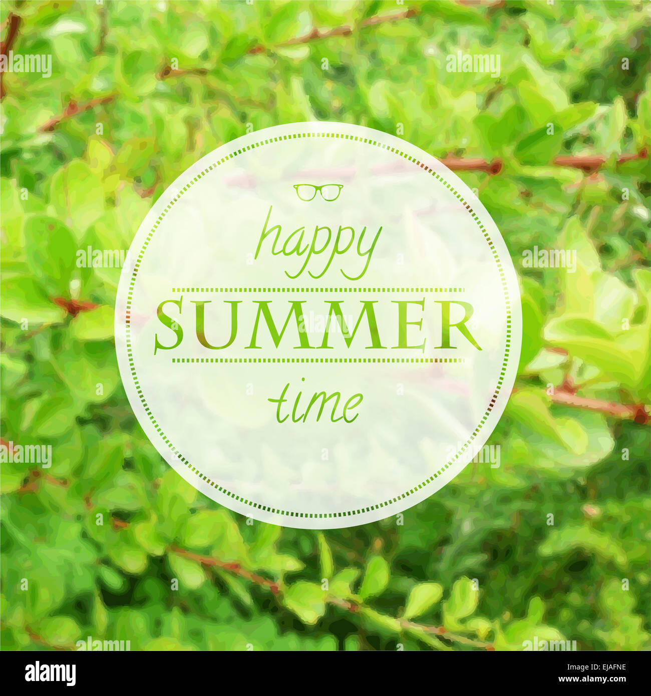 Summer Time Poster Stock Photo - Alamy