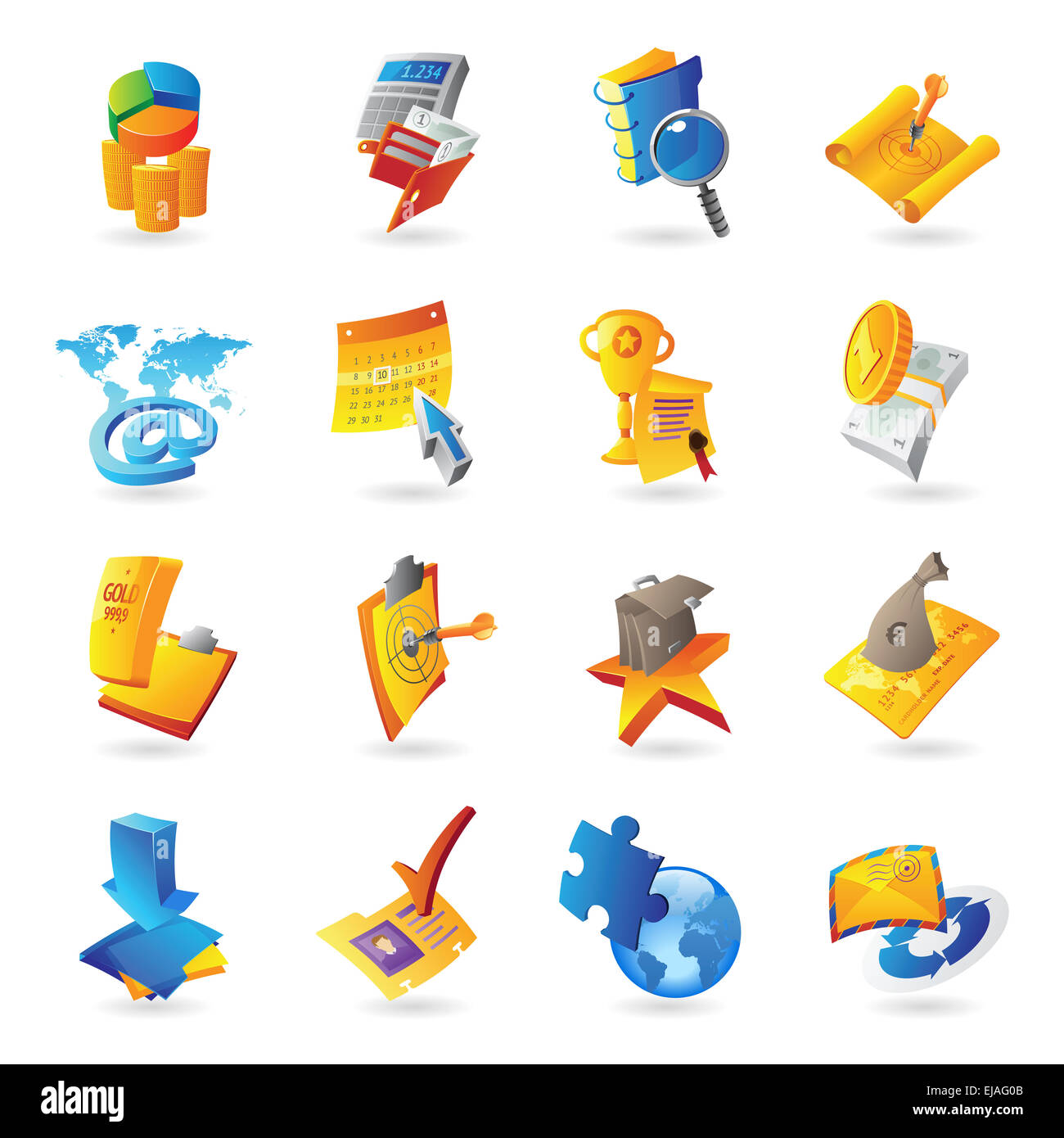 Finance concept email icons hi-res stock photography and images - Alamy