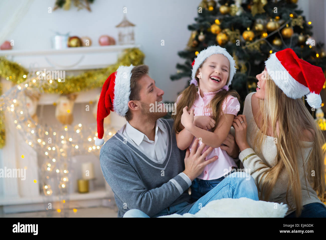 Winter family celebrations hi-res stock photography and images - Alamy