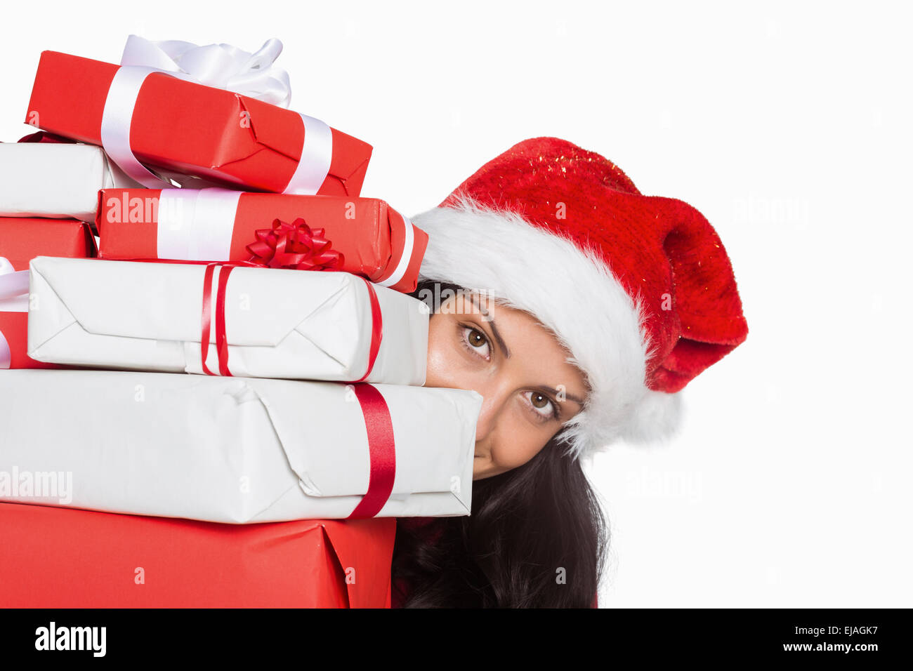Woman Giving Presents Out High Resolution Stock Photography and Images ...