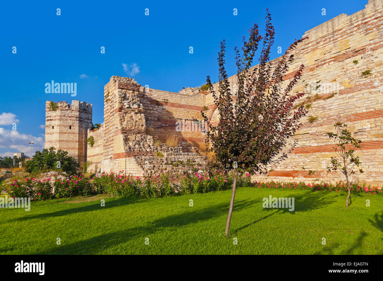 Old fortress at Istanbul Turkey Stock Photo - Alamy