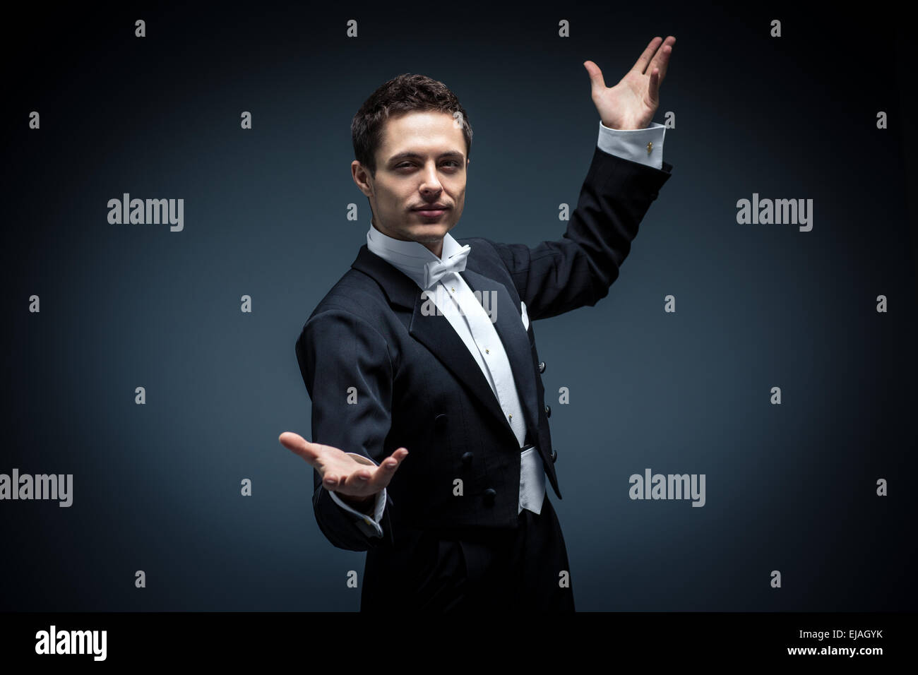 Conductor tuxedo hi-res stock photography and images - Alamy