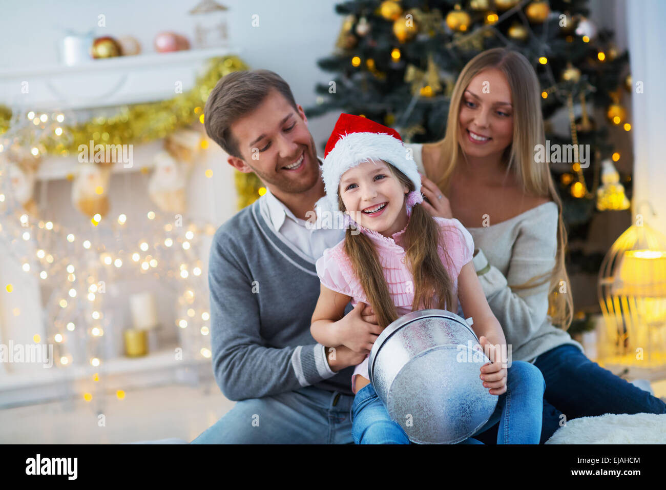 Winter family celebrations hi-res stock photography and images - Alamy