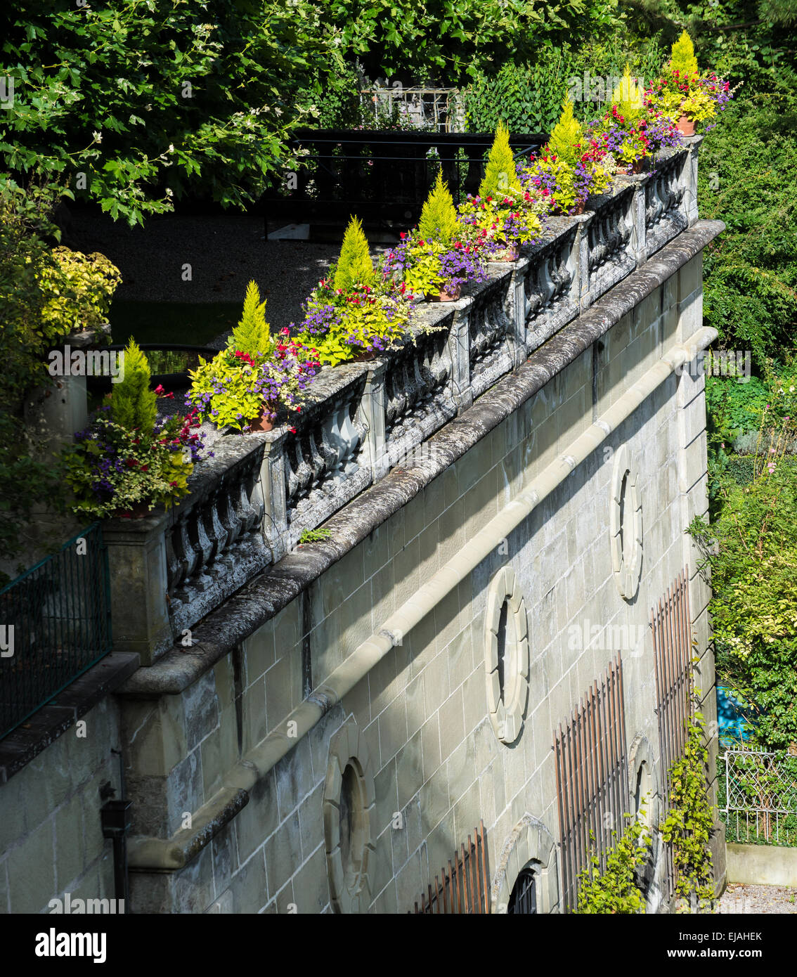 Garden Wall - Bern - Switzerland Stock Photo - Alamy