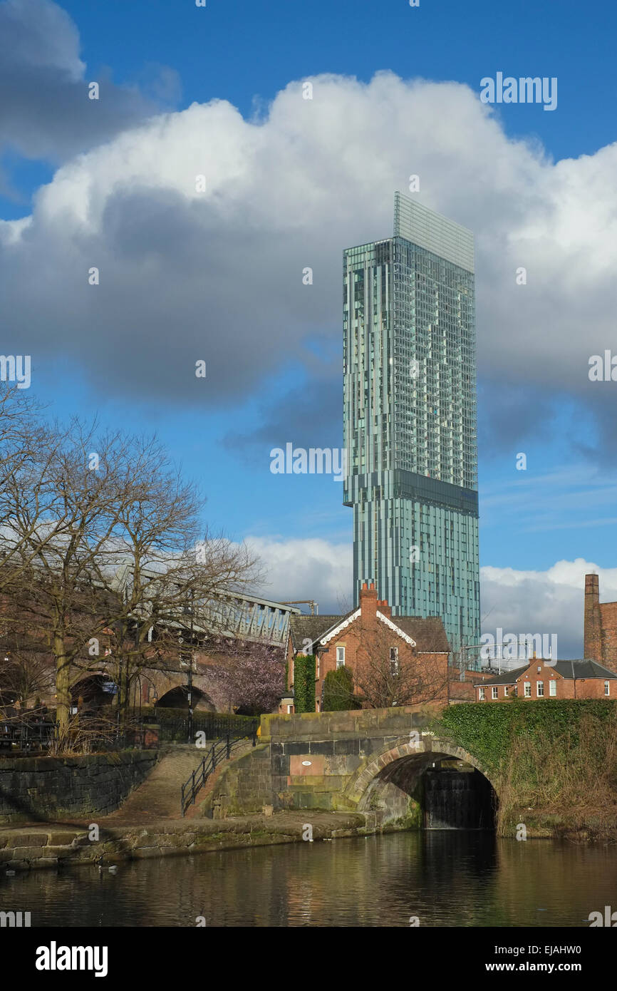 Manchester, England: The Hilton Hotel in Manchester seen here from the ...