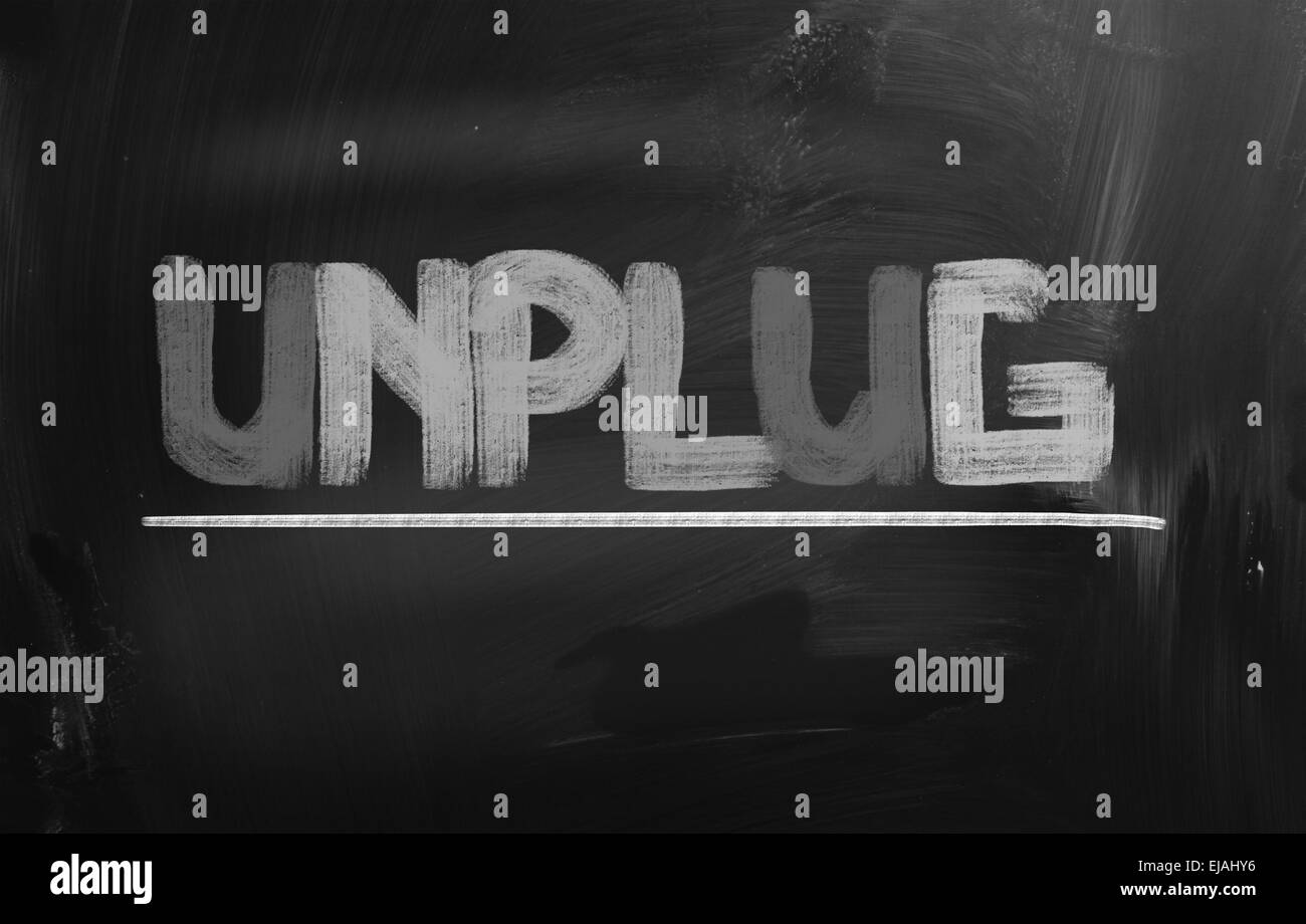 Unplug hi-res stock photography and images - Alamy
