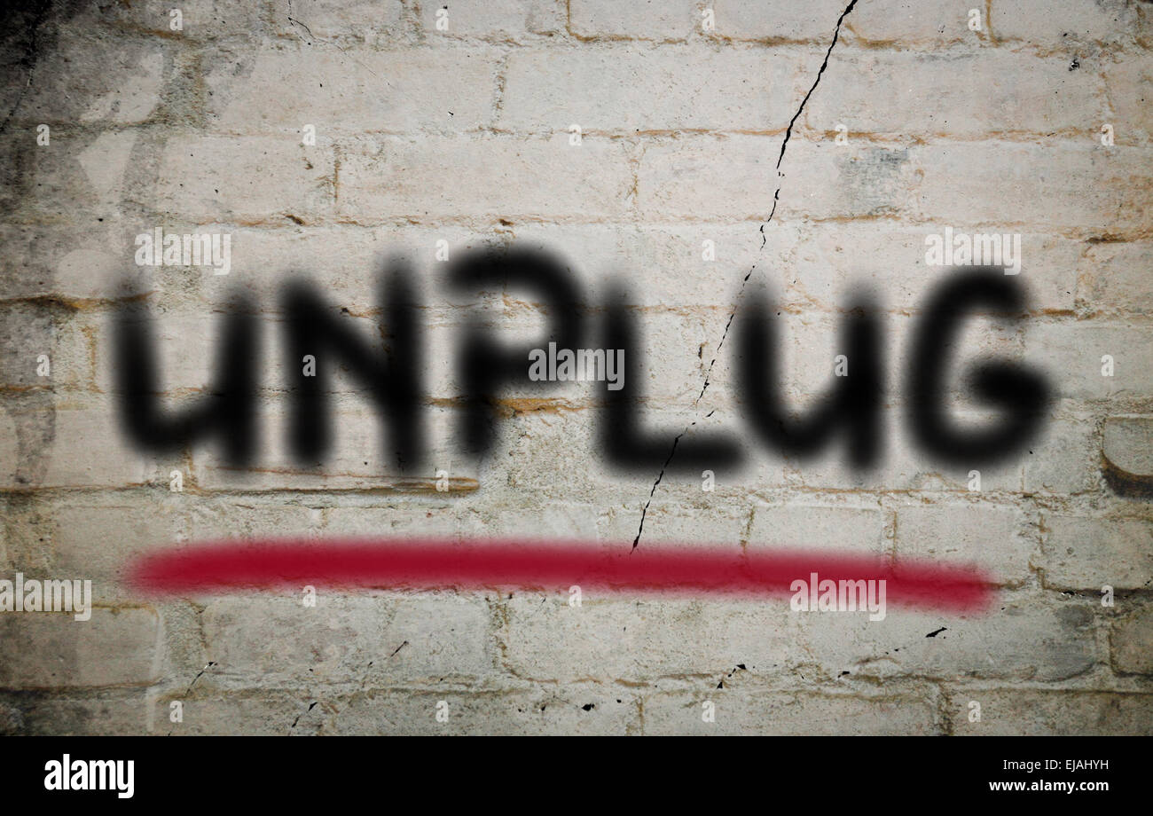 Unplug hi-res stock photography and images - Alamy