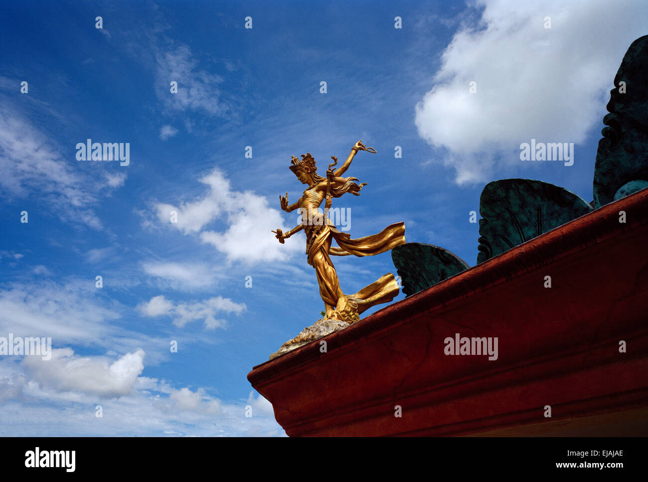 Dance sculpture at the Antonio Blanco Museum in Ubud in Bali in ...