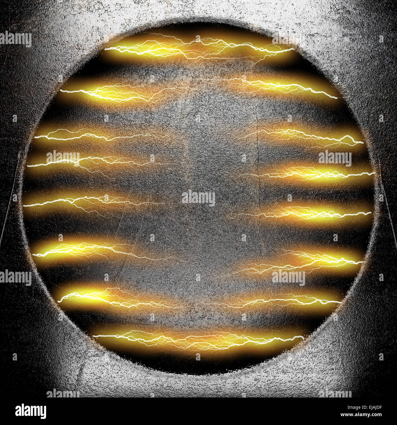 metal background with electric lightning Stock Photo - Alamy