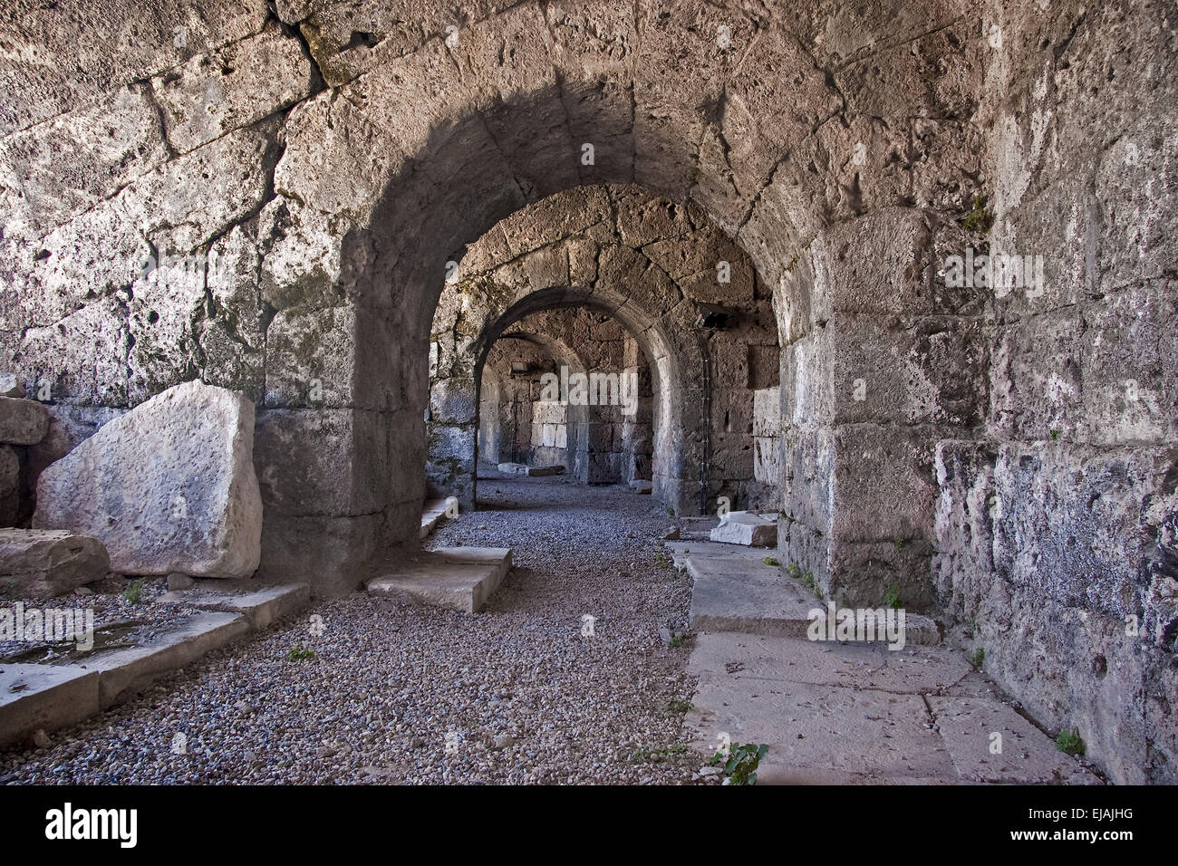 Turkey Side Amphitheatre Stock Photo - Alamy