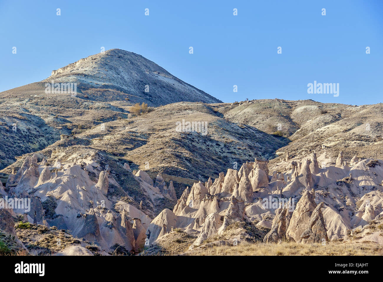 Strange Rock Formations Cappadocia Turkey Stock Photo - Alamy