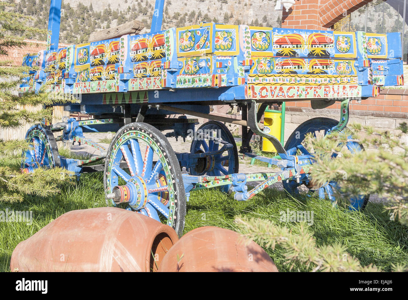 Colourful cart hi-res stock photography and images - Alamy