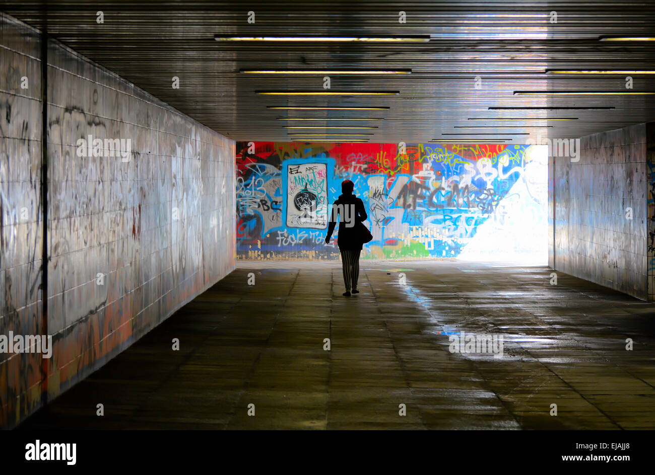End of underpass hi-res stock photography and images - Alamy