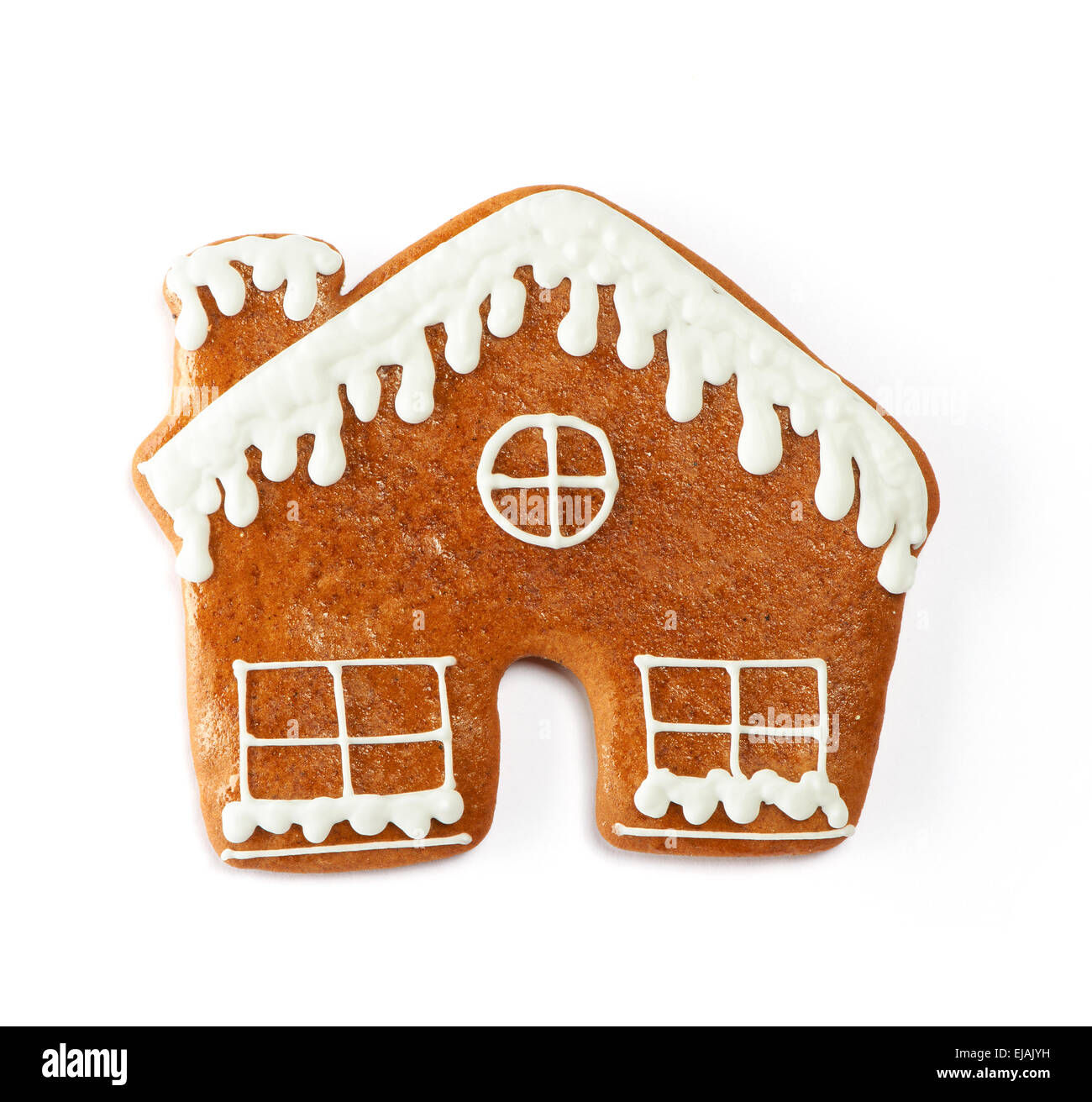 Christmas gingerbread house cookie Stock Photo - Alamy