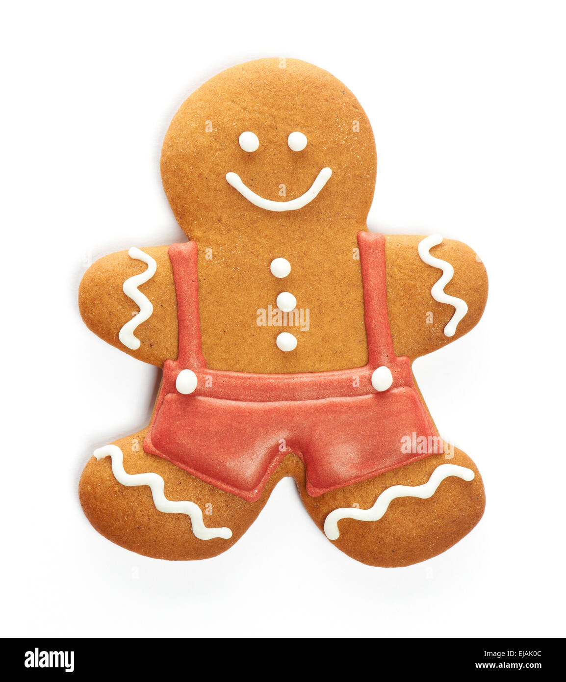 Christmas gingerbread man cookie Stock Photo - Alamy