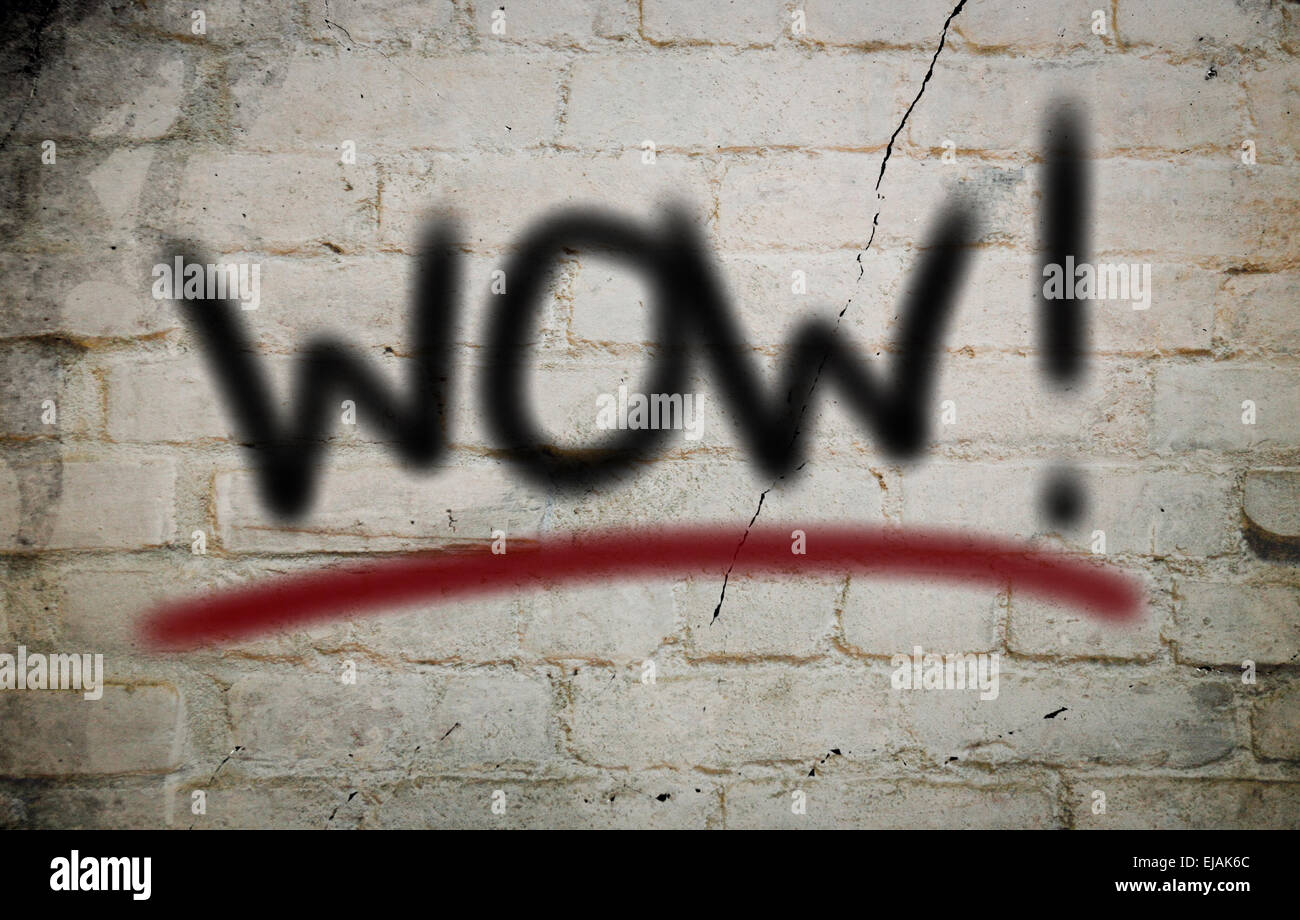 Wow symbol hi-res stock photography and images - Alamy