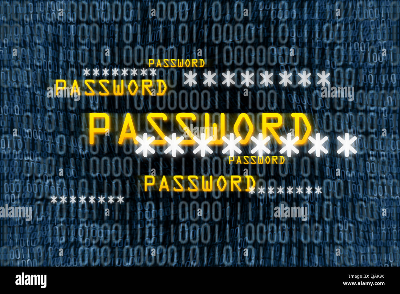 binary password background Stock Photo - Alamy