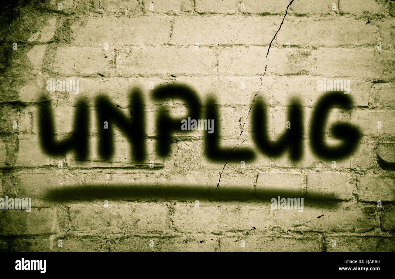 Unplug hi-res stock photography and images - Alamy