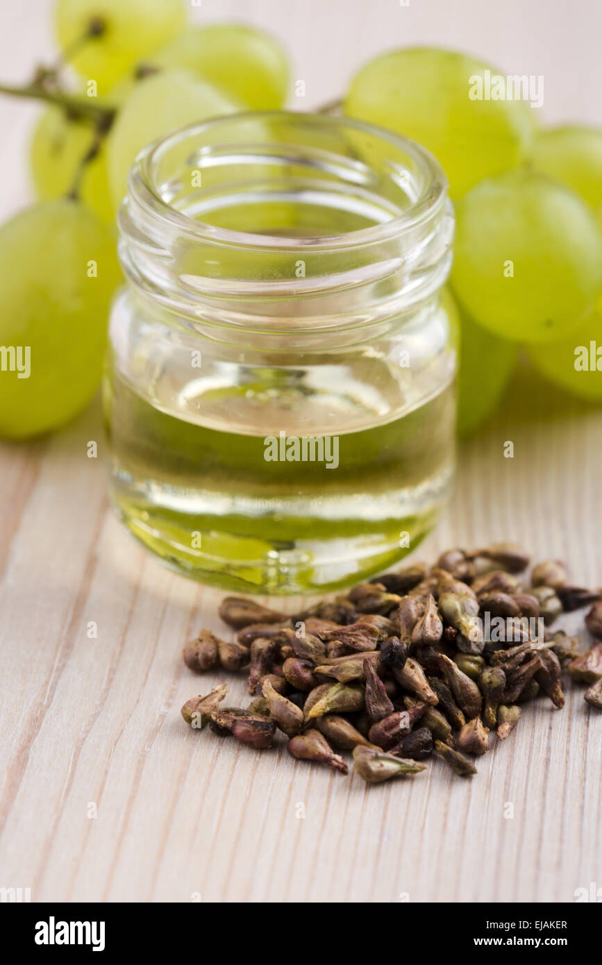 grape seed oil Stock Photo - Alamy