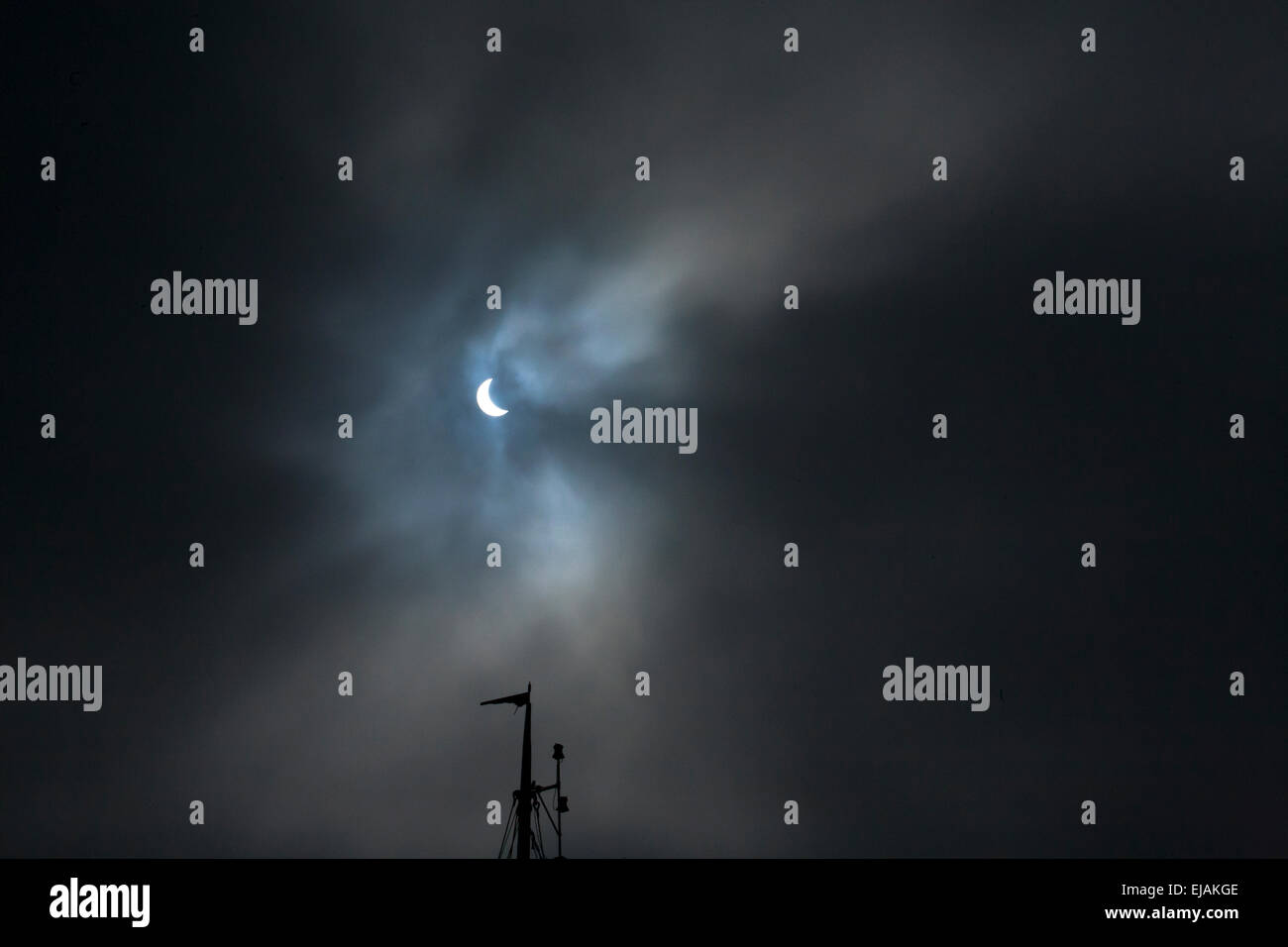 Solar Eclipse 5 Stock Photo - Alamy