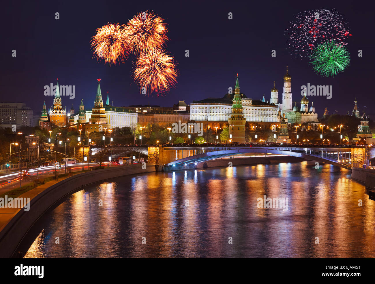 Fireworks festival in moscow hi-res stock photography and images - Alamy