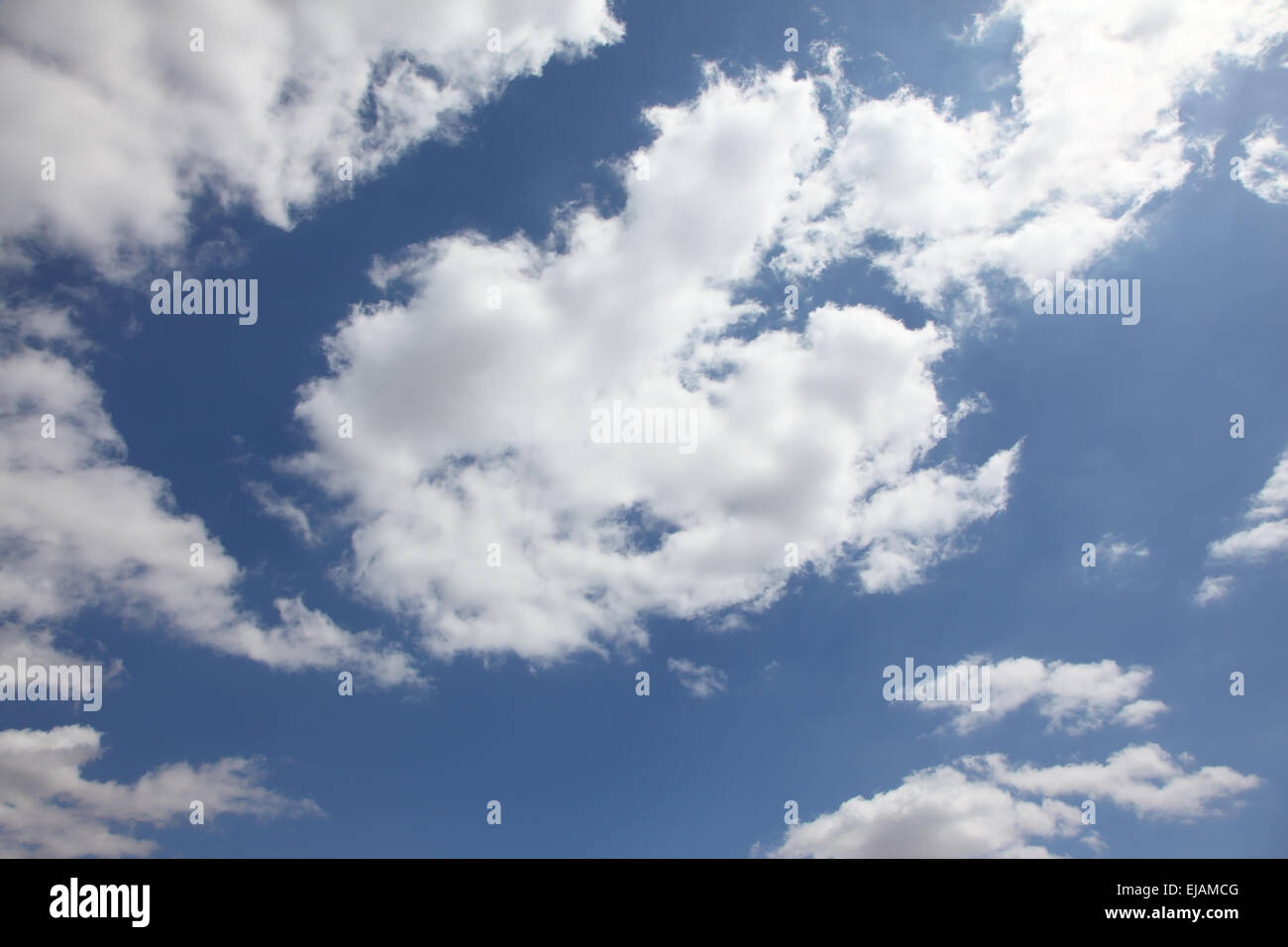 High spring clear sky Stock Photo - Alamy