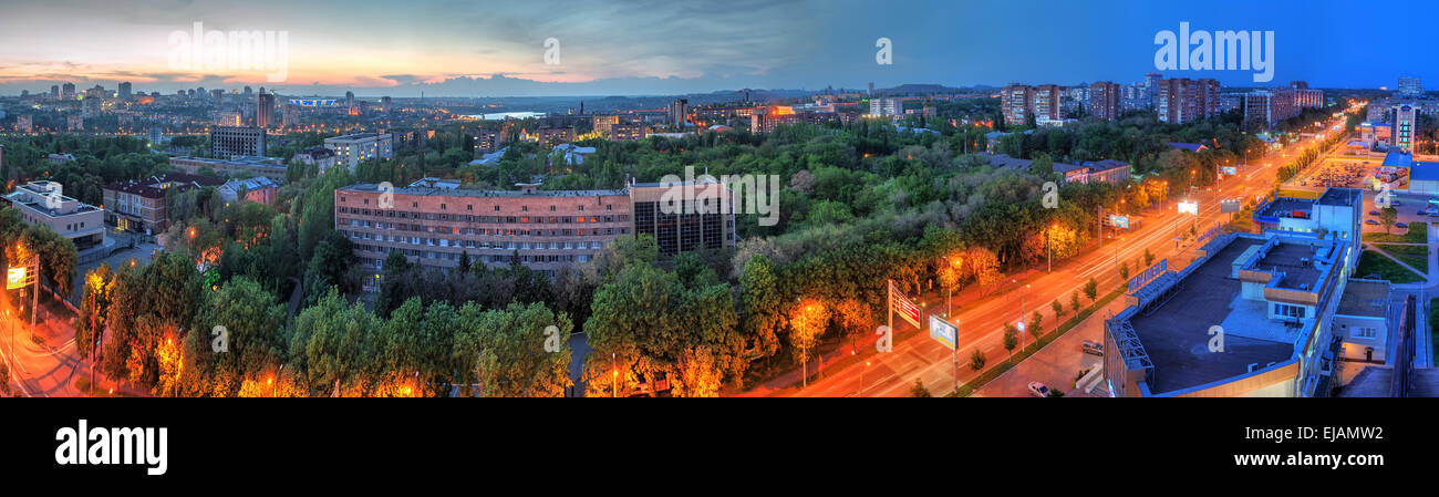 Night urban landscape Stock Photo - Alamy