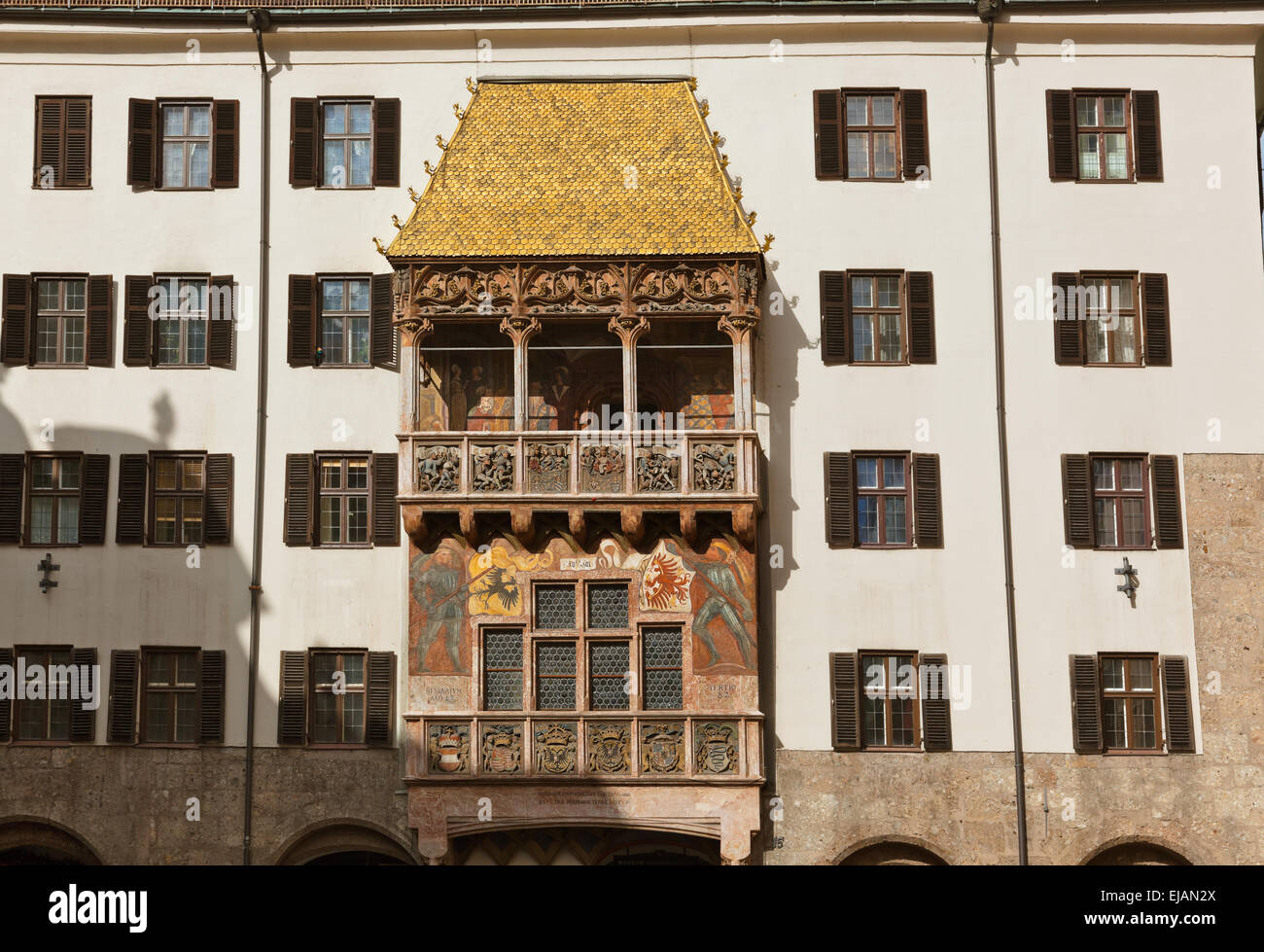 Famous golden roof - Innsbruck Austria Stock Photo - Alamy