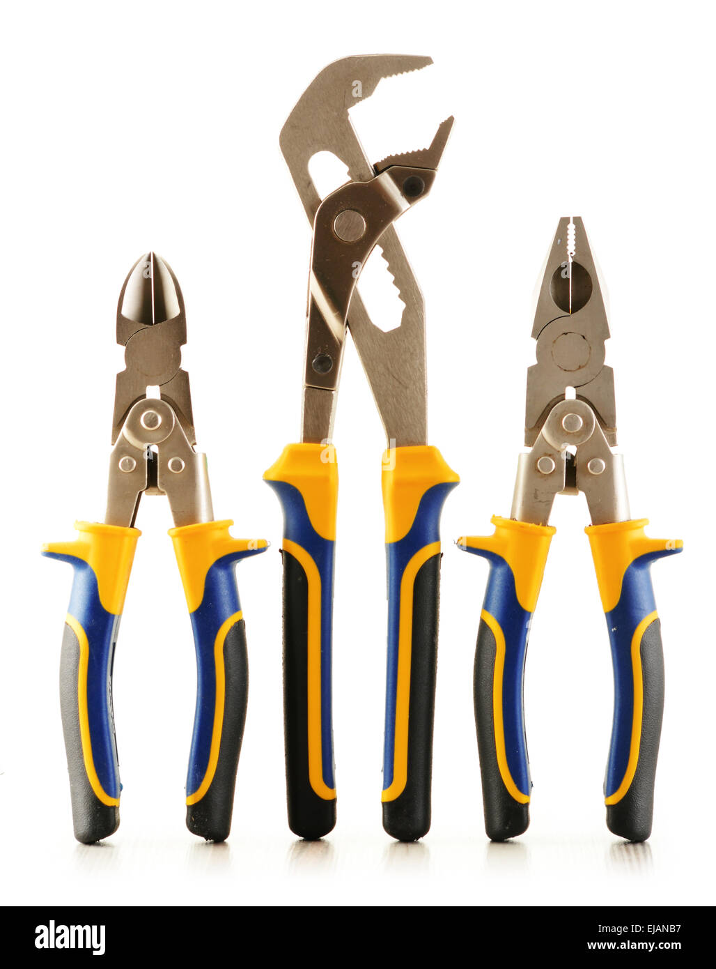 Tools isolated on white background Stock Photo - Alamy