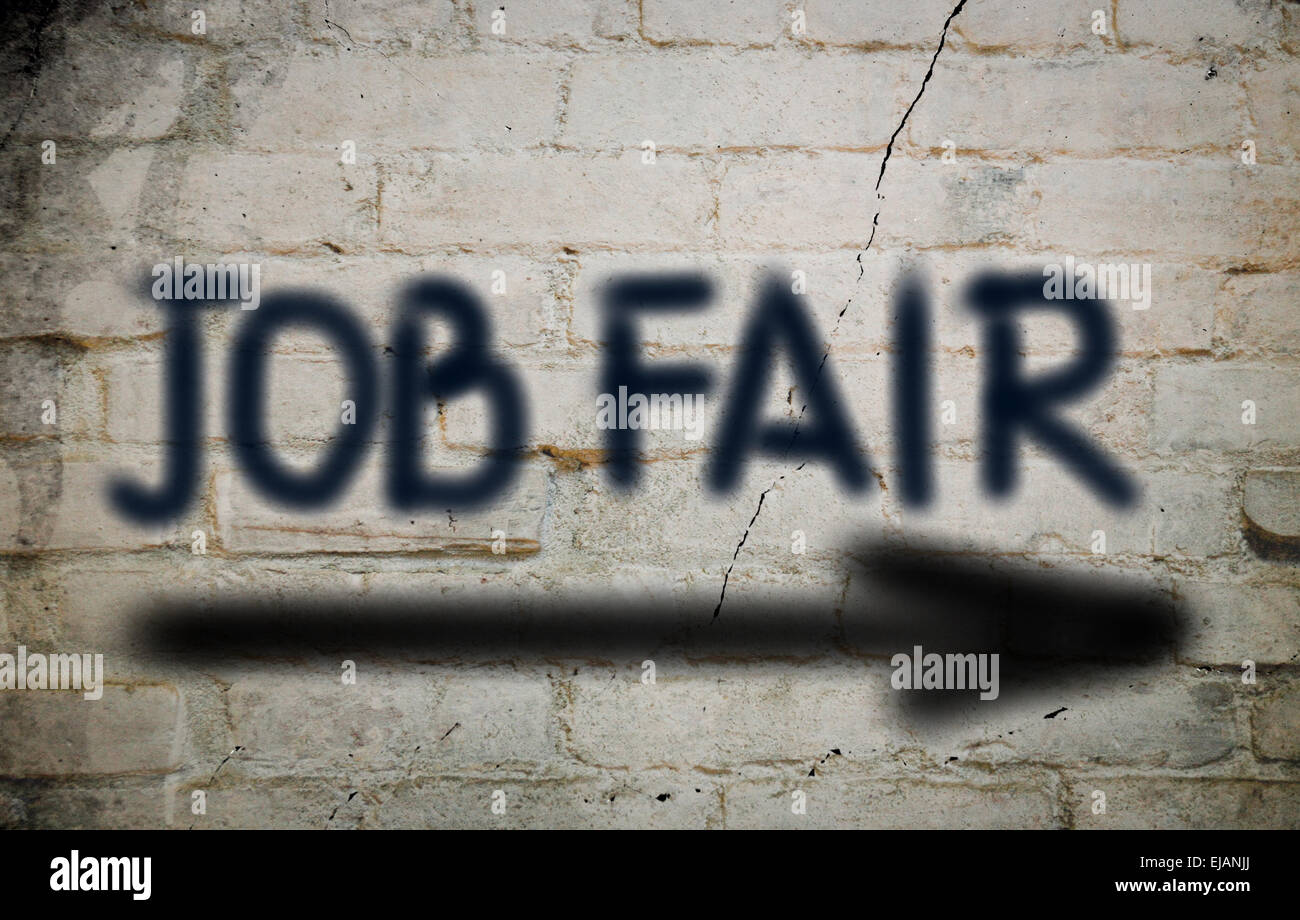 Job Fair Concept Stock Photo - Alamy