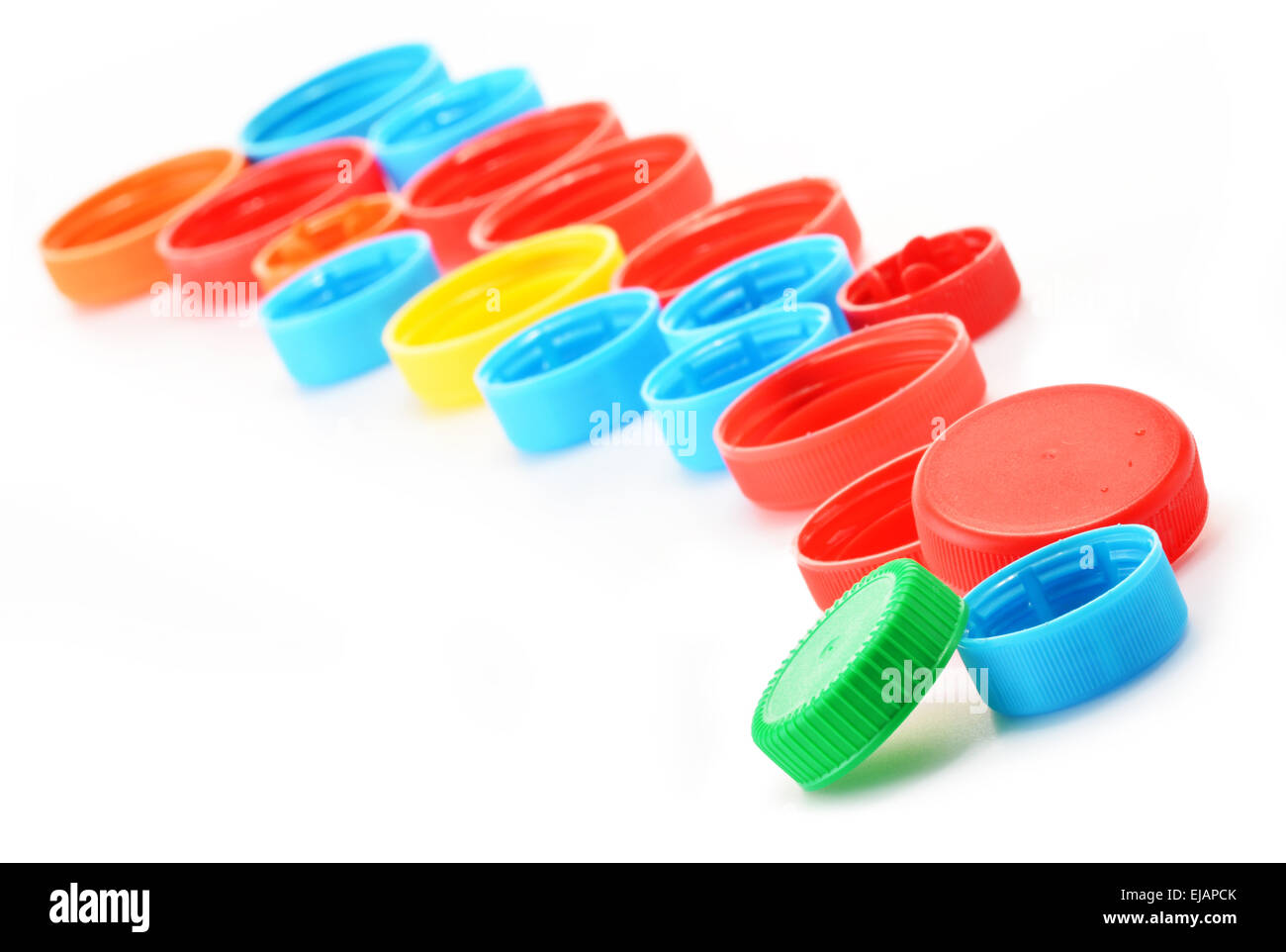 Plastic bottle cap isolated on white Stock Photo - Alamy