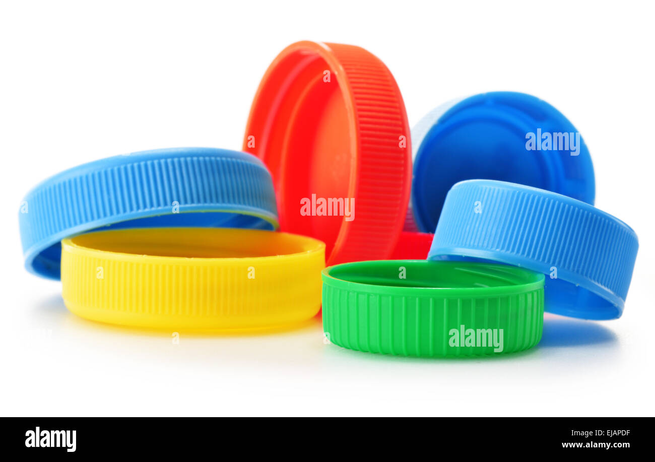Plastic bottle cap isolated on white Stock Photo - Alamy