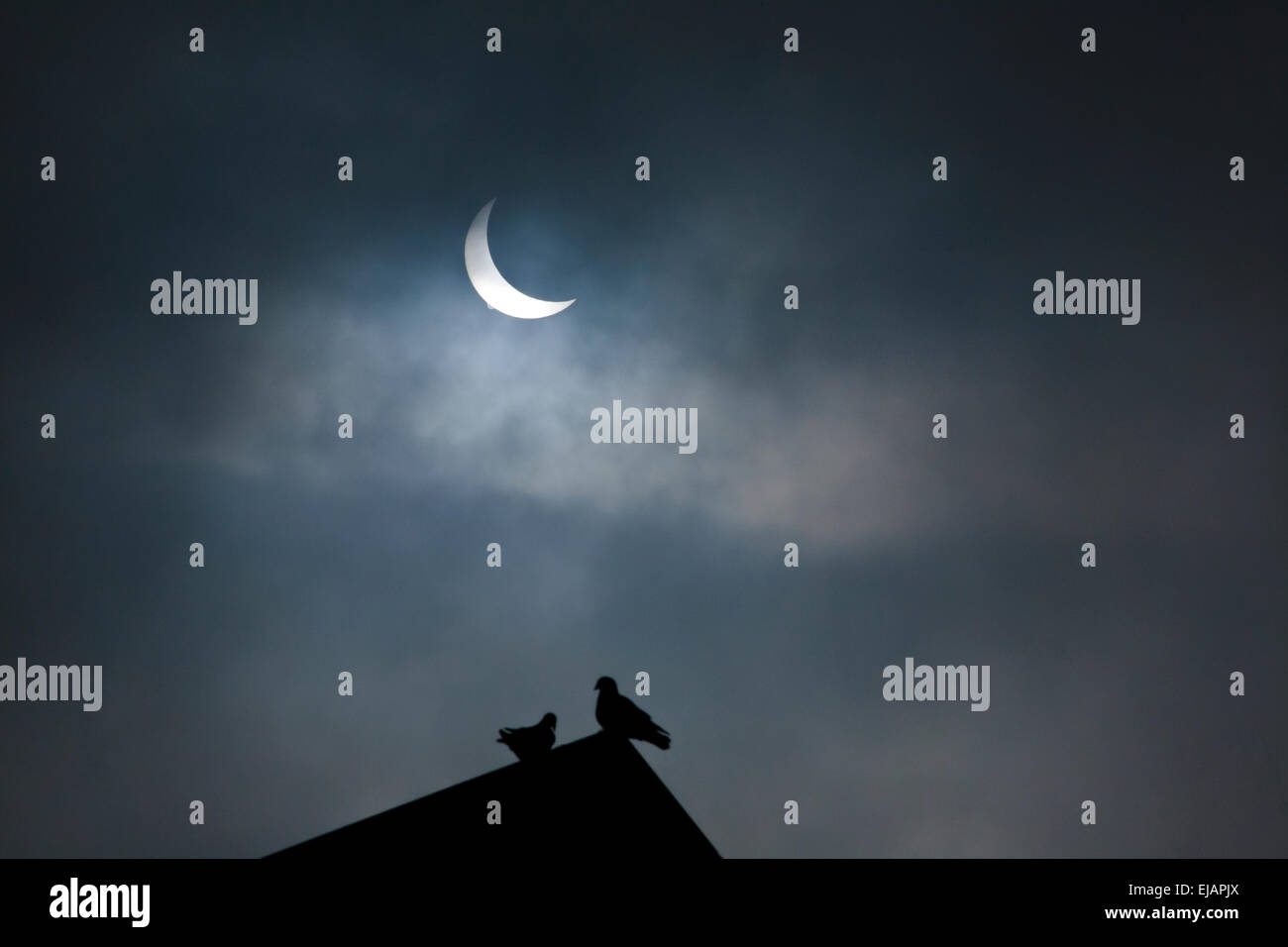 Solar Eclipse 2 Stock Photo - Alamy
