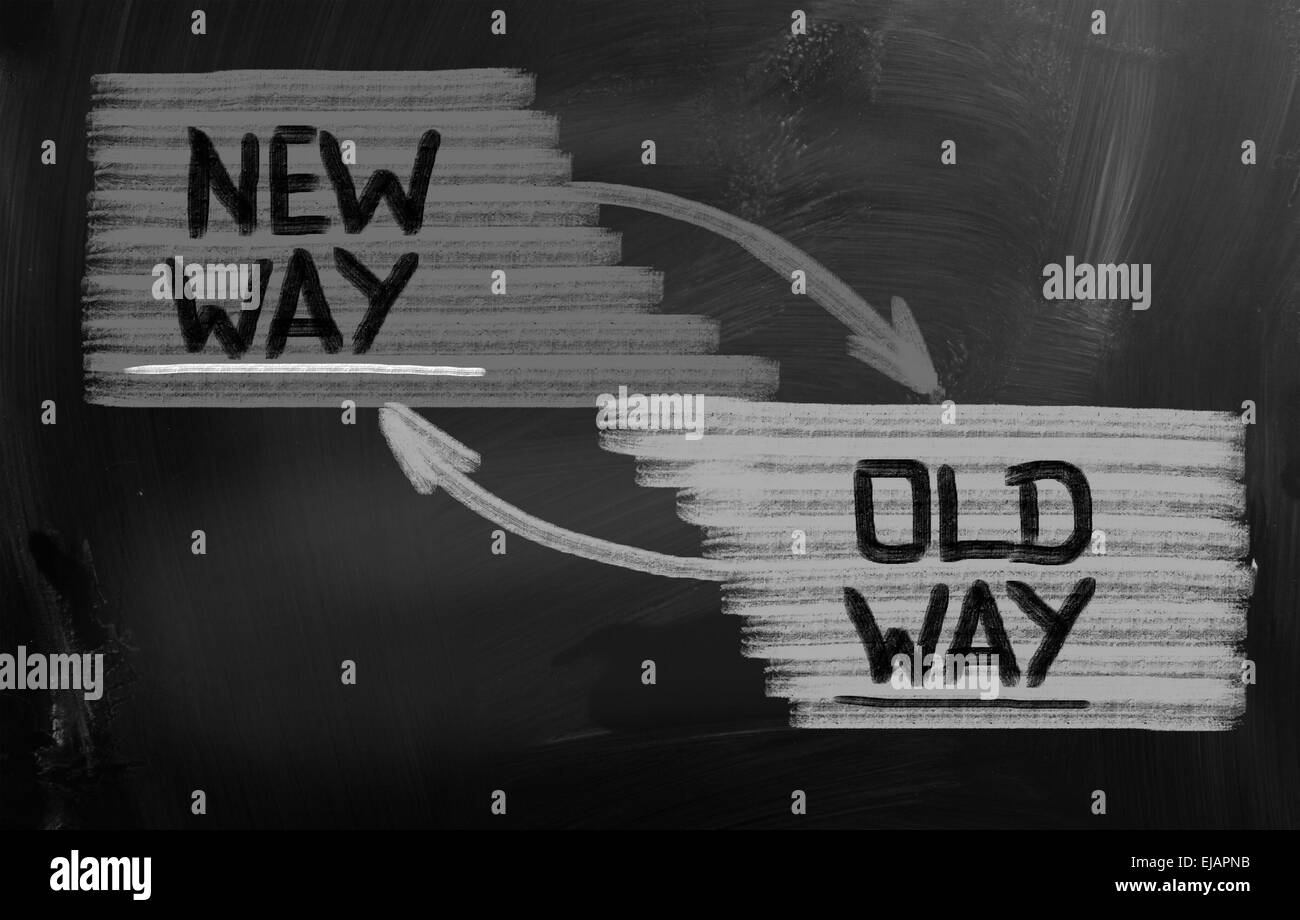 New way Black and White Stock Photos & Images - Alamy