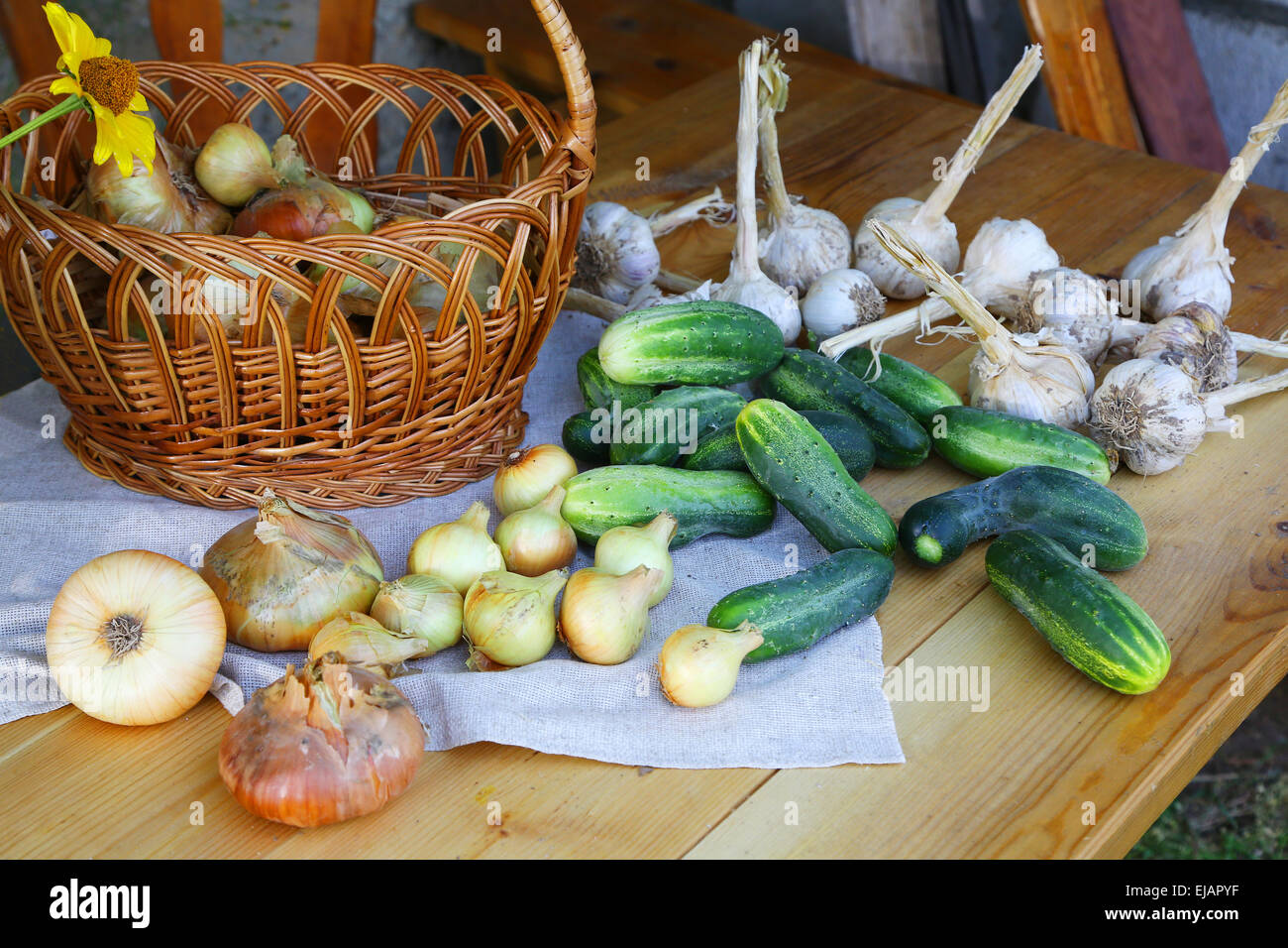 vegetable still life Stock Photo - Alamy