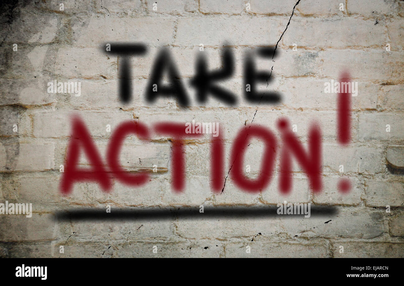 Take Action Concept Stock Photo - Alamy