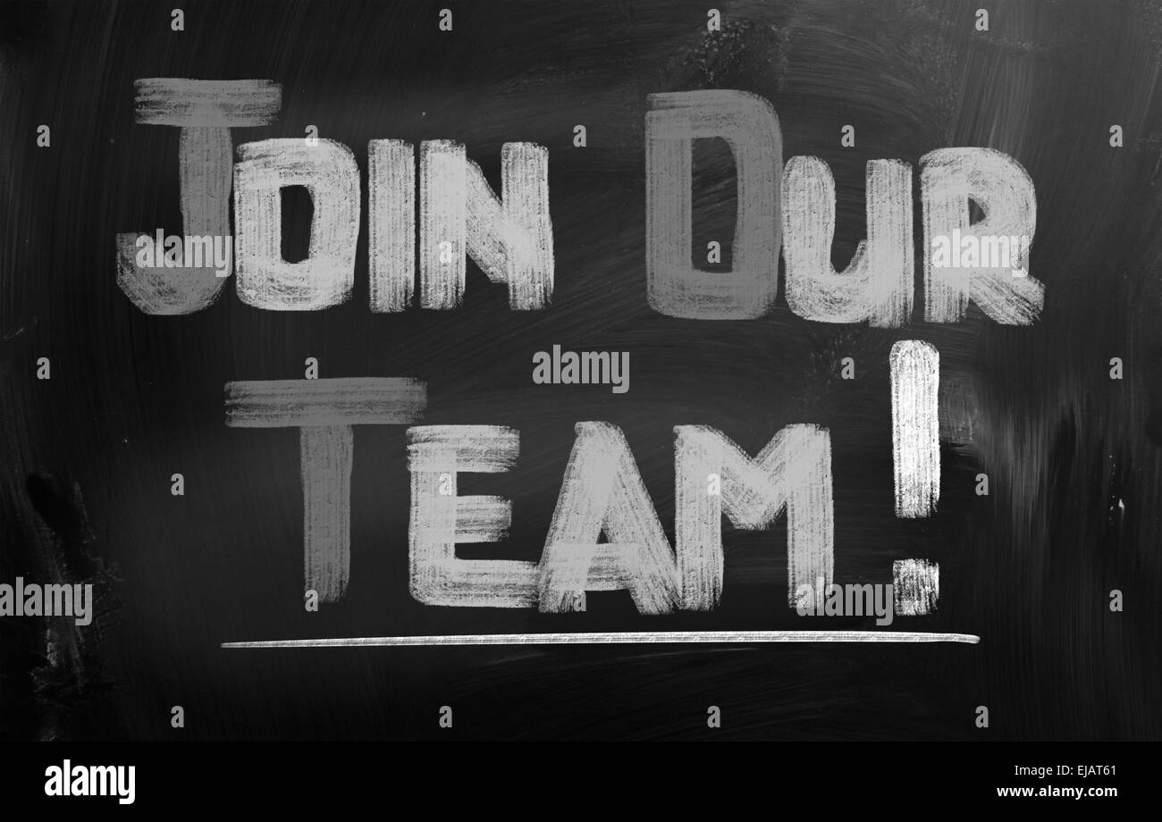 Join Our Team Concept Stock Photo - Alamy