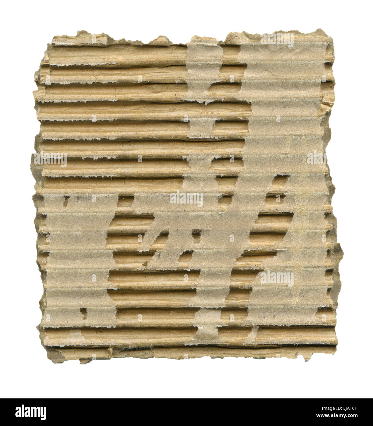 Torn cardboard isolated Stock Photo - Alamy