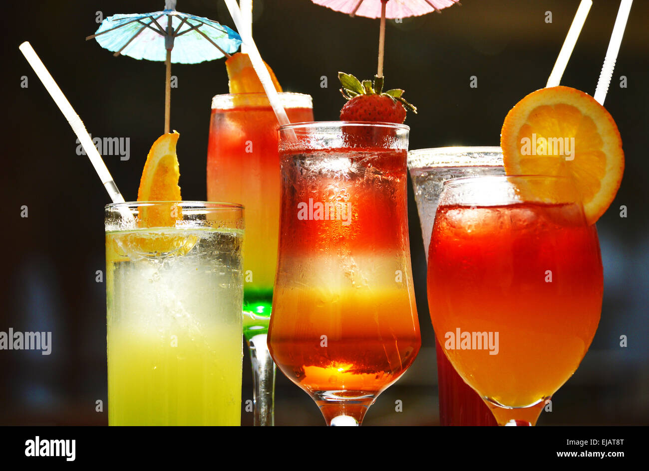 Five water glasses hi-res stock photography and images - Alamy