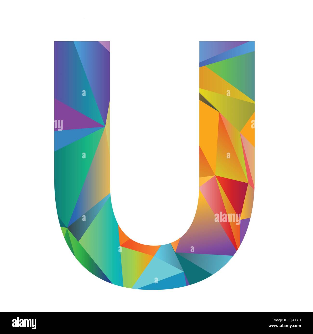 letter of different colors Stock Photo - Alamy