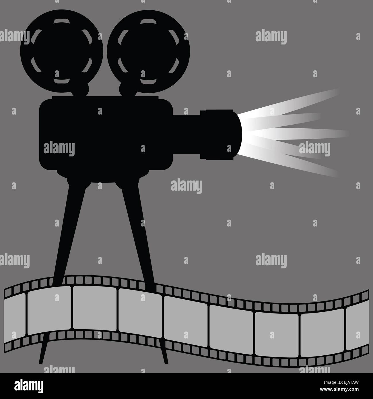 old movie projector Stock Photo - Alamy