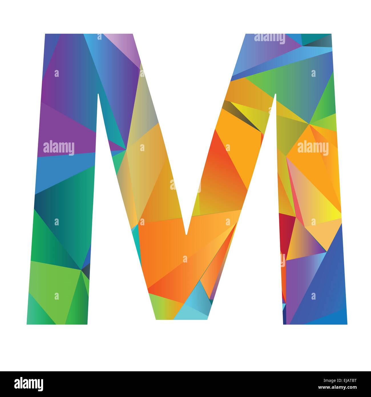 letter of different colors Stock Photo - Alamy