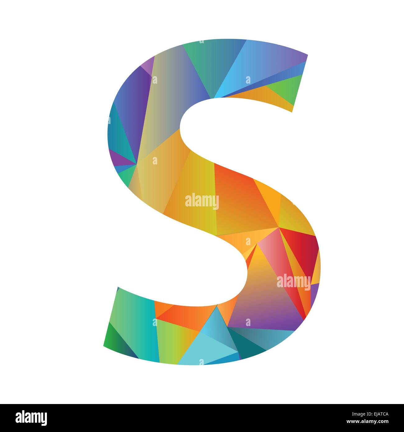 letter of different colors Stock Photo - Alamy