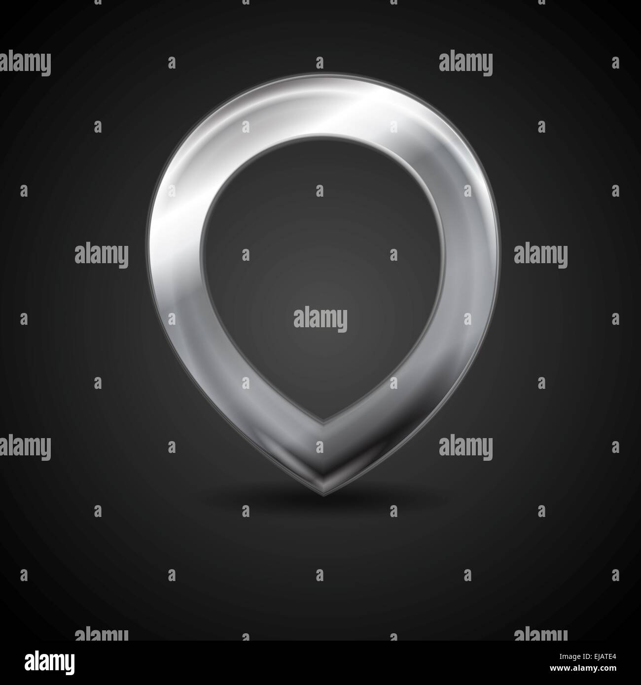 Metallic mark label logo design Stock Photo - Alamy